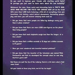 That's Bonkers! Mind Melting Fun Facts for Curious Kids: Curriculum enhancing facts about everything from bears and dinosaurs to science and the super gross. Interesting for the whole family!