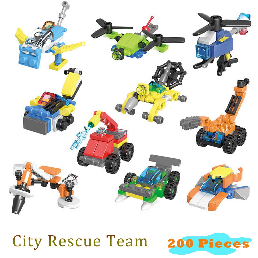 Ulanlan Military Vehicles and Engineering Mini Cars Building Sets for Party Favors, Kids Prizes, 3D Assembly Cars Truck Helicopter for Boys and Girls 30 Boxes