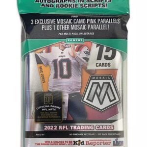 2022 Panini Mosaic Football Cello Pack - 15 Cards Per Pack