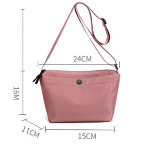 Nylon Crossbody Bag for Women Lightweight Small Size Handbag Shoulder Bag Mobile Phone Pounch