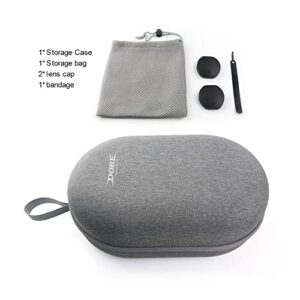 Storage Bag for PS VR2 Portable Zipper Storage Bag Can Accommodate VR Headset + Handle Storage Bag Suitable for Travel and Home Storage