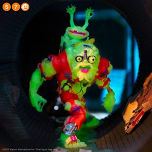 Super7 ULTIMATES! Teenage Mutant Ninja Turtles Muckman and Joe Eyeball (Glow in The Dark) - 7" TMNT Action Figure with Accessories Classic Cartoon Collectibles and Retro Toys