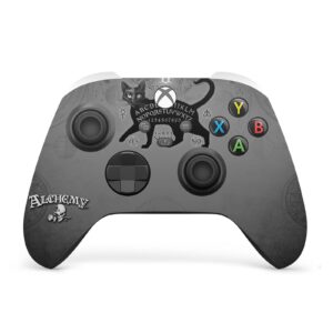 head case designs officially licensed alchemy gothic black cat spirit board gothic vinyl sticker gaming skin decal cover compatible with xbox series x/s controller