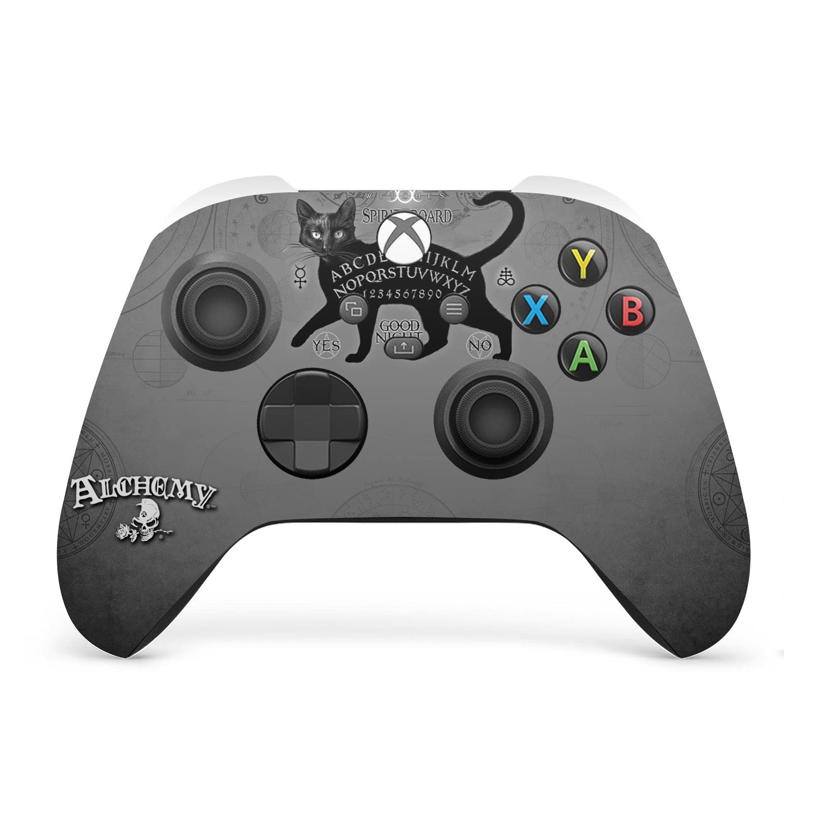 Head Case Designs Officially Licensed Alchemy Gothic Black Cat Spirit Board Gothic Vinyl Sticker Gaming Skin Decal Cover Compatible with Xbox Series X/S Controller