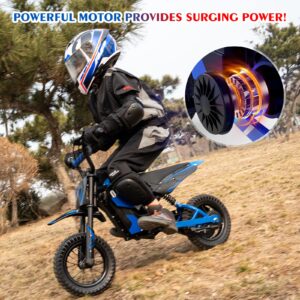 EVERCROSS EV12M Electric Motorcycle,300W Electric Motorcycle,15.5MPH & 9.3 Miles Long-Range,3-Speed Modes Motorcycle