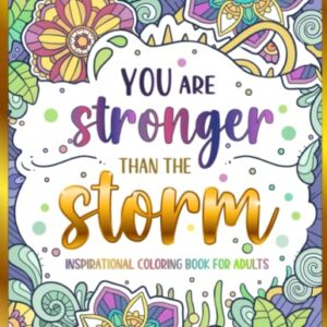 Inspirational Coloring Book for Adults: 50 Motivational Quotes & Patterns to Color - A Variety of Relaxing Positive Affirmations for Adults & Teens