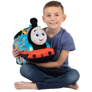 franco thomas & friends engine train kids bedding super soft plush cuddle pillow buddy, (officially licensed product)