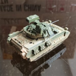 US M2A3 Bradley Fighting Vehicle Dusty Version 1/72 ABS Tank Pre-Built Model