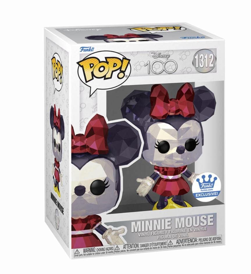 Funko Pop Minnie Mouse Facet Exclusive # 1312 Protector and Box Include