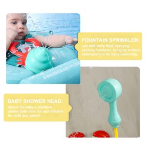 Mambobaby Bath Toy with Shower Head for Toddlers 1-3, HECCEI Baby Bathtub Rinser Toy Crab Sprinkler Electric Shower Spray Water Toy for Boys Girls Infants Kids