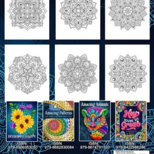 Relaxing Mandala Patterns Adult Coloring Book: Stress Relieving Mandala, Anxiety Relief Coloring Pages.