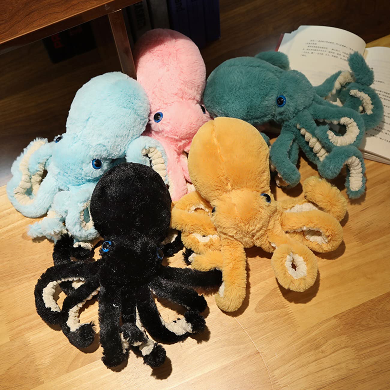 Octopus Stuffed Animals Octopus Plush Doll Toys Octopus Stuffed Toys Gift for Kids and Lovers for Birthday, Christmas, Valentine's Day(25.6-inch Green)