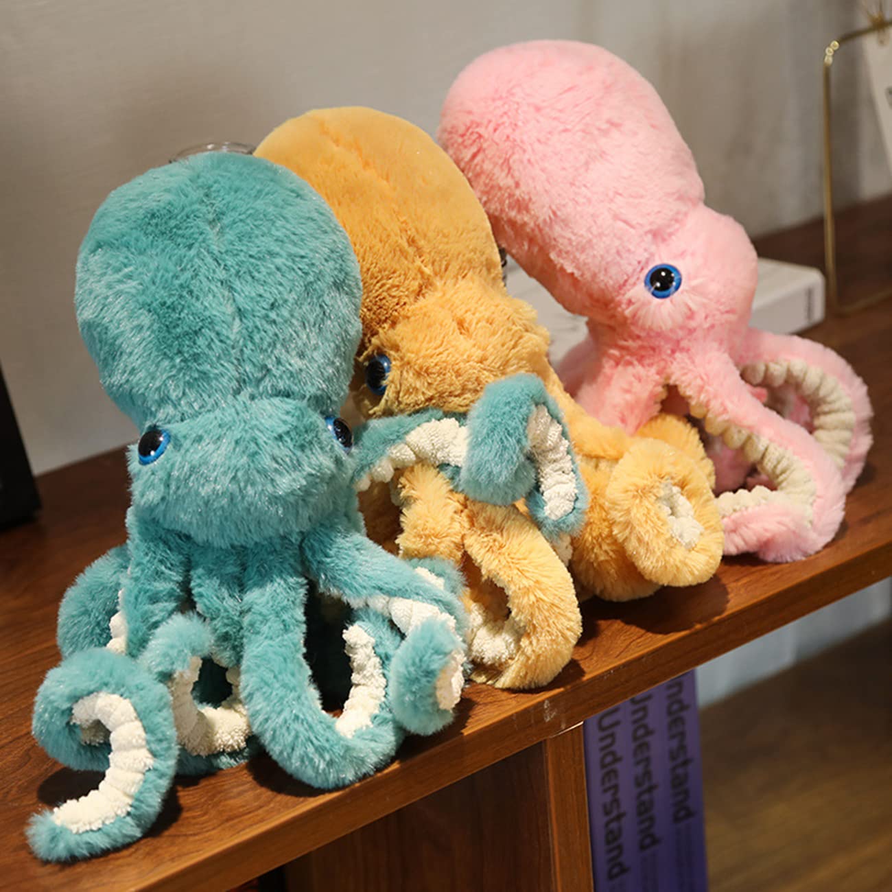 Octopus Stuffed Animals Octopus Plush Doll Toys Octopus Stuffed Toys Gift for Kids and Lovers for Birthday, Christmas, Valentine's Day(25.6-inch Green)