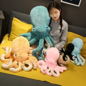 Octopus Stuffed Animals Octopus Plush Doll Toys Octopus Stuffed Toys Gift for Kids and Lovers for Birthday, Christmas, Valentine's Day(25.6-inch Green)