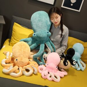 Octopus Stuffed Animals Octopus Plush Doll Toys Octopus Stuffed Toys Gift for Kids and Lovers for Birthday, Christmas, Valentine's Day(25.6-inch Green)