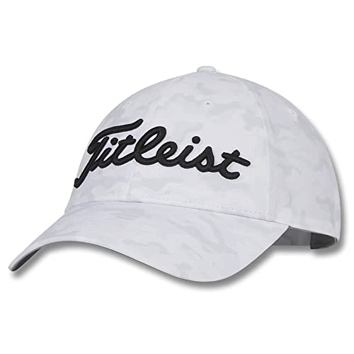 Titleist Players Breezer Golf Hat White Camo One Size Fits Most