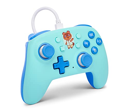 PowerA Nano Wired Controller for Nintendo Switch - Animal Crossing, Comfortable Ergonomics, Officially Licensed