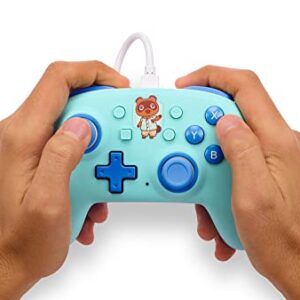 PowerA Nano Wired Controller for Nintendo Switch - Animal Crossing, Comfortable Ergonomics, Officially Licensed