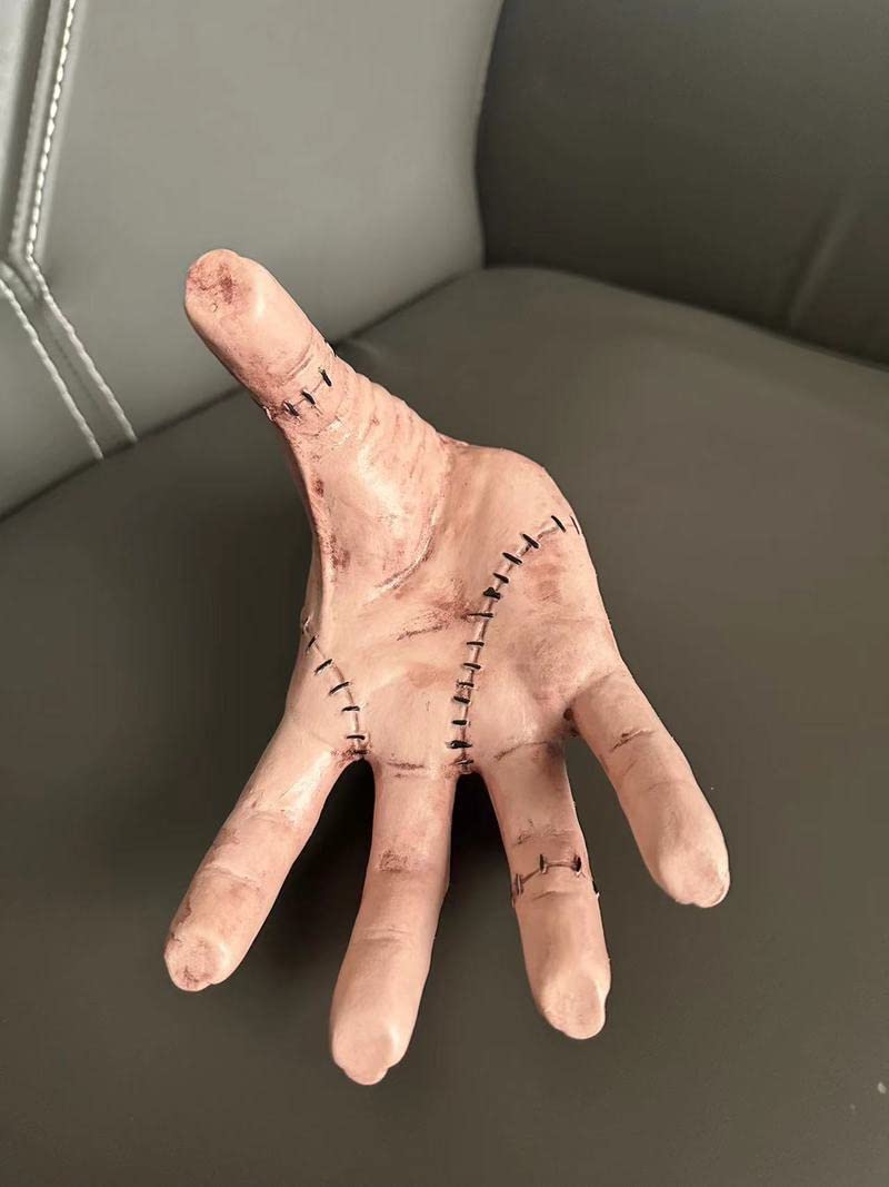 DANONI Addams Family FakeThing Hand Toys, 2024 The Thing from Addams Family, Cosplay Hand by Addams, Scary Prosthetic Props Decorations Gift for Fans