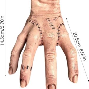 DANONI Addams Family FakeThing Hand Toys, 2024 The Thing from Addams Family, Cosplay Hand by Addams, Scary Prosthetic Props Decorations Gift for Fans