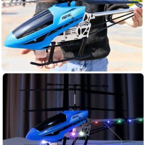 Hokcus 4Ghz Electric Rc Aircraft 72Cm Large Remote Control Helicopter with Camera Alloy Fall Resistant Rc Airplane Birthday Gift/2Battery Packs/2Battery Packs