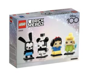 lego brickheadz disney 100th celebration mickey mouse, snow white, tinkerbell & oswald the lucky rabbit