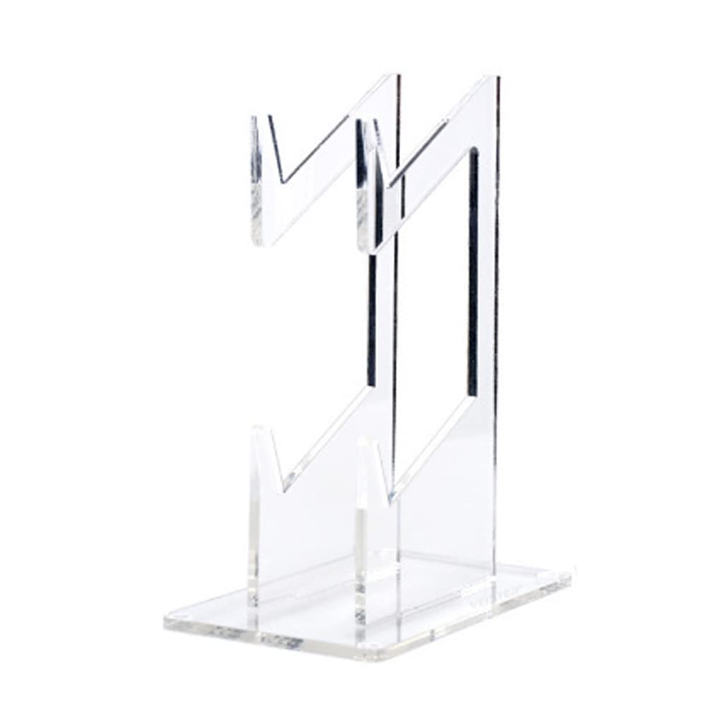 1 Piece Double Layer Clear Acrylic Universal Controller Stand Acrylic Game Controller Holder Acrylic Console Stand Gaming Controller Holder for Game Console Handle Display Storage