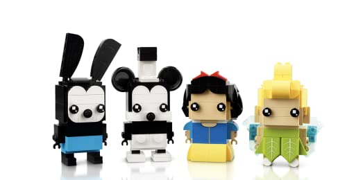 LEGO BrickHeadz Disney 100th Celebration Mickey Mouse, Snow White, Tinkerbell & Oswald The Lucky Rabbit