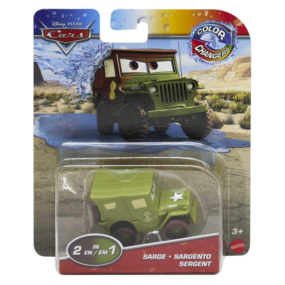 Disney Cars Toys Color Changers 2023 Sarge