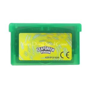 pokeon game card gba series eng or esp language advance classic game collection video game cartridge console card ndsl gb gbc gbm gba sp-leafgreen english