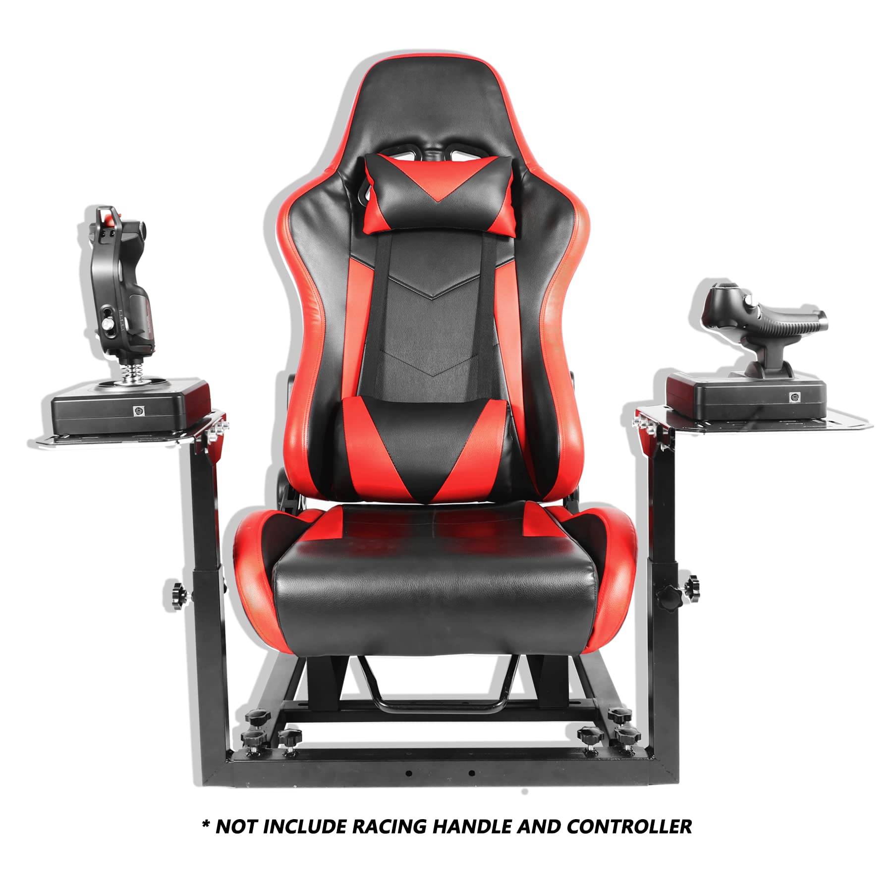 Anman G920 Racing Flight simulator Cockpit with Seat Gaming Steering Wheel Stand Fits for Logitech G29 G923,Thrustmaster T300RS T150S TX, Fanatec,PC,PS4 Without Wheel, Pedal, Handbrake