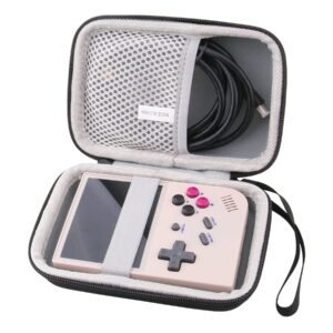 jinmei hard eva carrying case compatible with rg35xx/rgb20s handheld game console case.