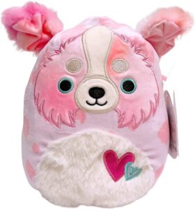 squishmallows kellytoy 2023 valentines magnus the australian shepherd 5"