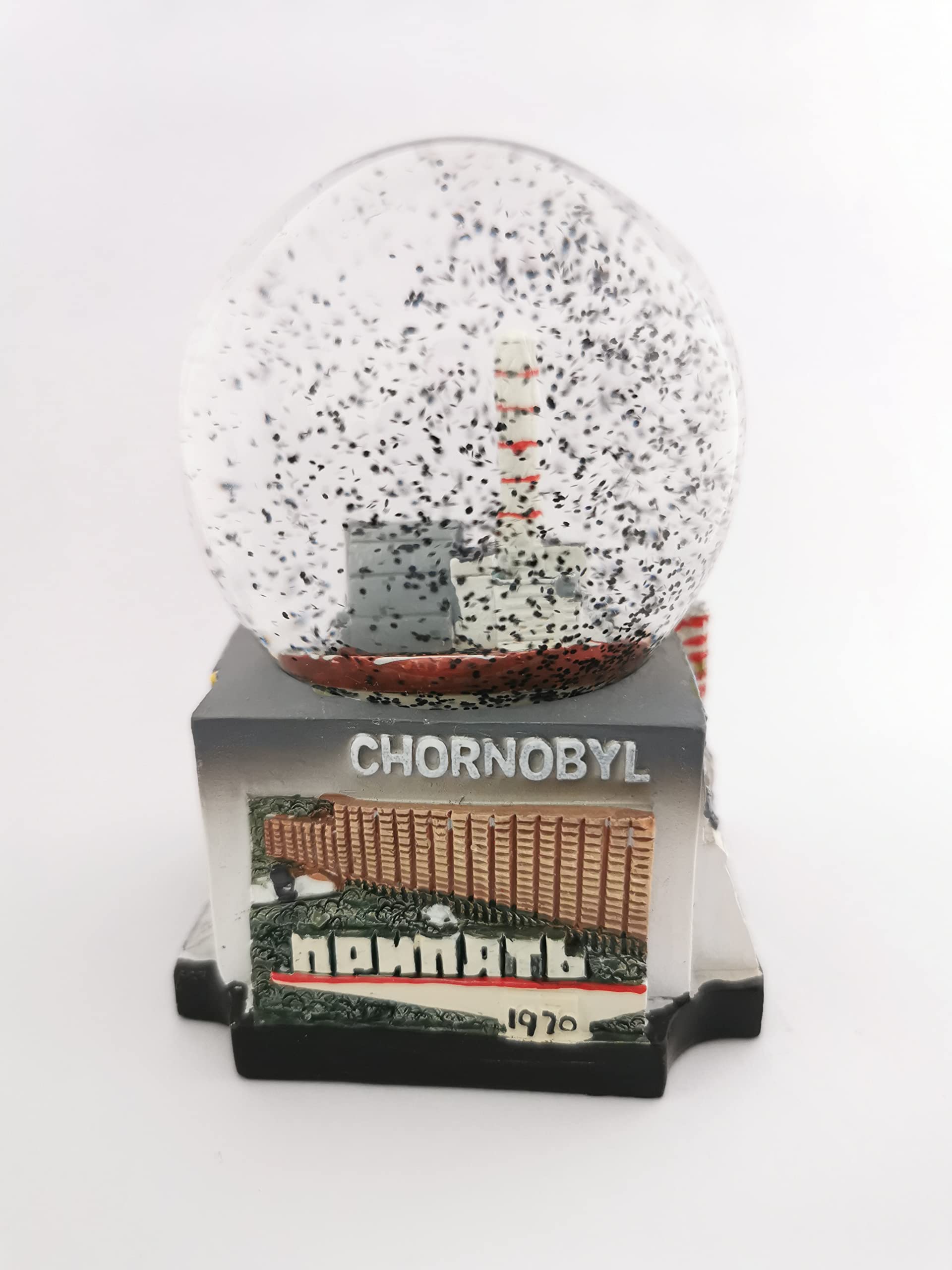 Chernobyl Snow Globe Ukrainian Nuclear Power Plant Tragedy in Pripyat (Stalker)