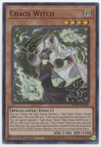 chaos witch - phhy-en009 - super rare - 1st edition