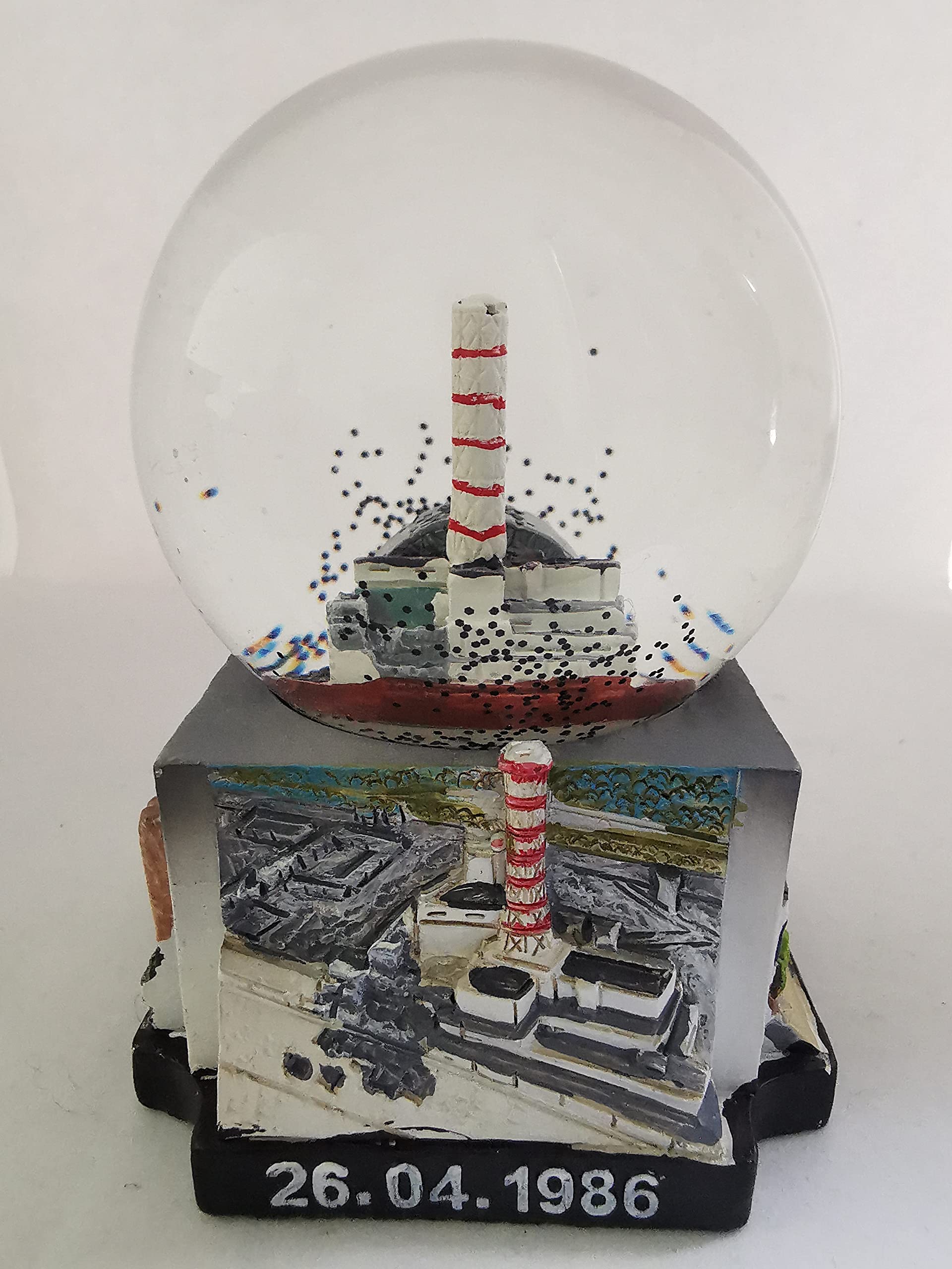 Chernobyl Snow Globe Ukrainian Nuclear Power Plant Tragedy in Pripyat (Stalker)