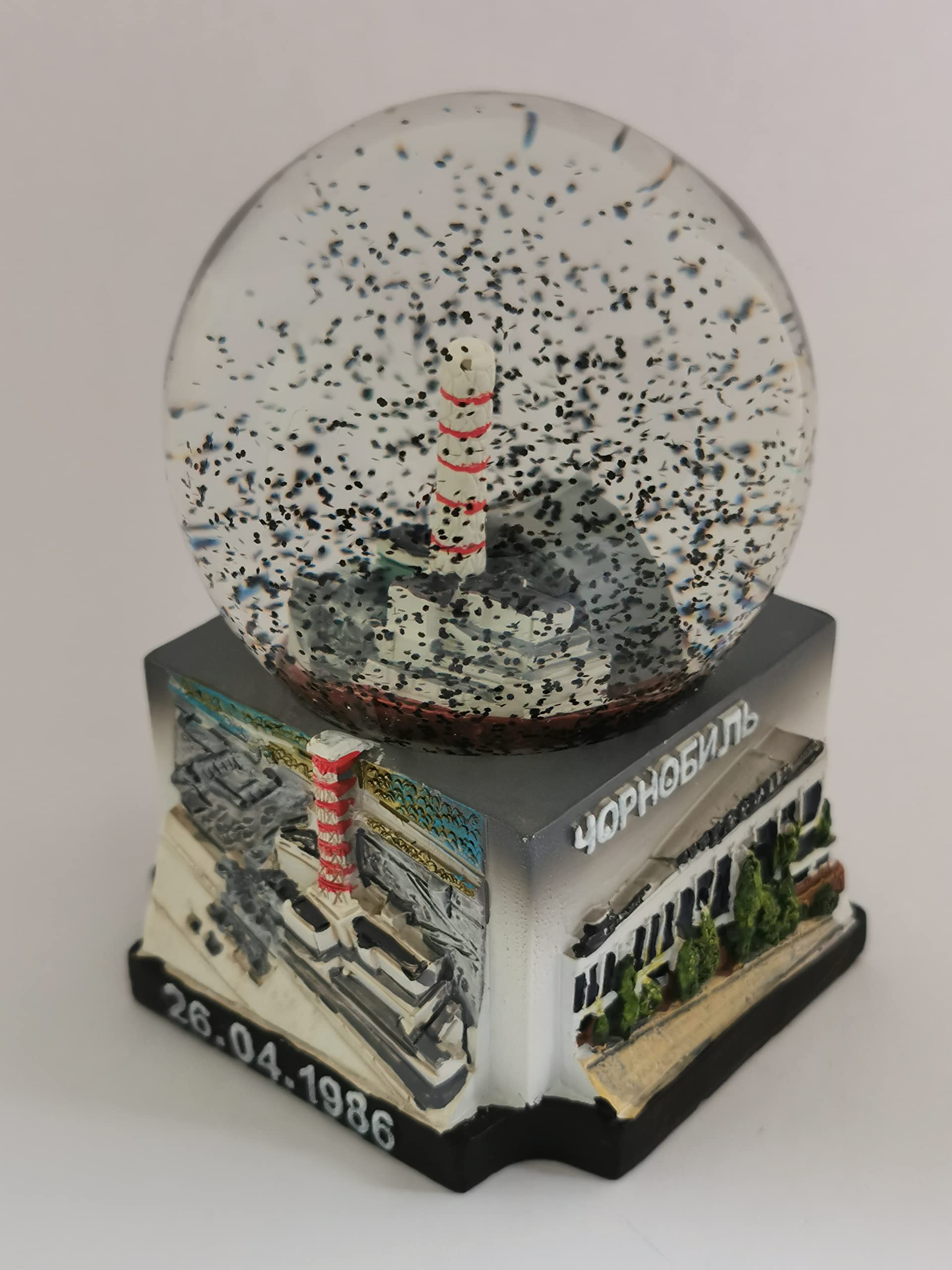 Chernobyl Snow Globe Ukrainian Nuclear Power Plant Tragedy in Pripyat (Stalker)