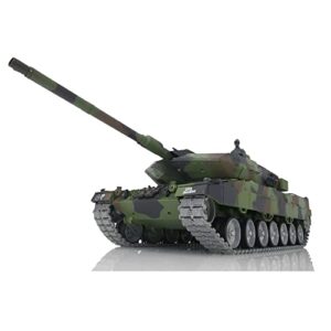 TOUCAN RC HOBBY Henglong 1/16 7.0 Customized Leopard2A6 Rc Tank 3889 Metal Tracks FPV Recoil