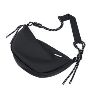 MOYYI Crescent Bag Crossbody Large Half Moon Dumpling Bag for Women