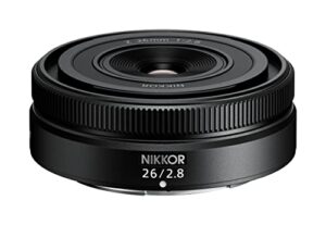 nikon nikkor z 26mm f/2.8 | pancake prime lens for z series mirrorless cameras | nikon usa model