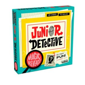 buffalo games - junior detective - family game night mystery - multiple case files for varied playthroughs - ages 8 and up