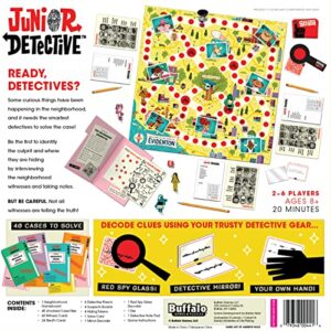 Buffalo Games - Junior Detective - Family Game Night Mystery - Multiple Case Files for Varied Playthroughs - Ages 8 and Up