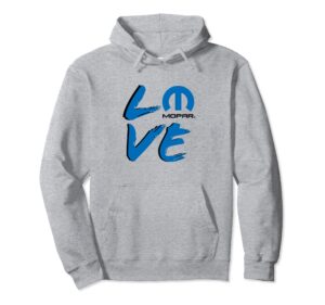 mopar love pullover hoodie