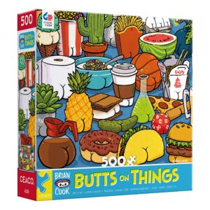 Ceaco - Brian Cook - Butts on Things - 500 Piece Jigsaw Puzzle