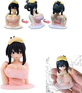 2023 Kawaii Shaking Chest Ornaments,Anime Beautiful Girl Car Ornament Q-Version Toy Gifts,Cute Shake Girl Car Dashboard Decorations,Action Model Doll for Room Desktop Car Dashboard (3pc-Mix Anime)