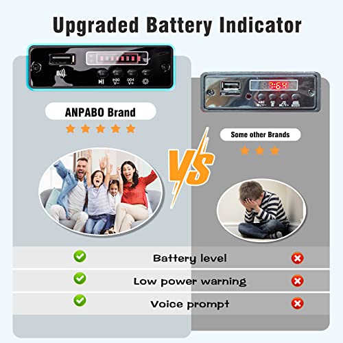 ANPABO 24V 4WD Licensed Mercedes-Benz G63 Ride on Car w/Parent Remote Control, 4WD/2WD Switchable, Real-Time Battery Level, LED Headlight & Music Player, Ideal Electric Car for Kids, Black