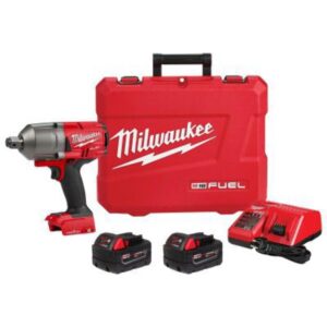 milwaukee 2864-22r 18v brushless 3/4'' high-torque impact wrench w/friction ring black and red