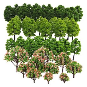 pistro 70 model trees diy train street railway scenery landscape accssory 1.18-3.54inch ho z tt scale