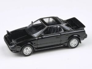 1985 mr2 mk1 black metallic with sunroof 1/64 diecast model car by paragon models pa-55421