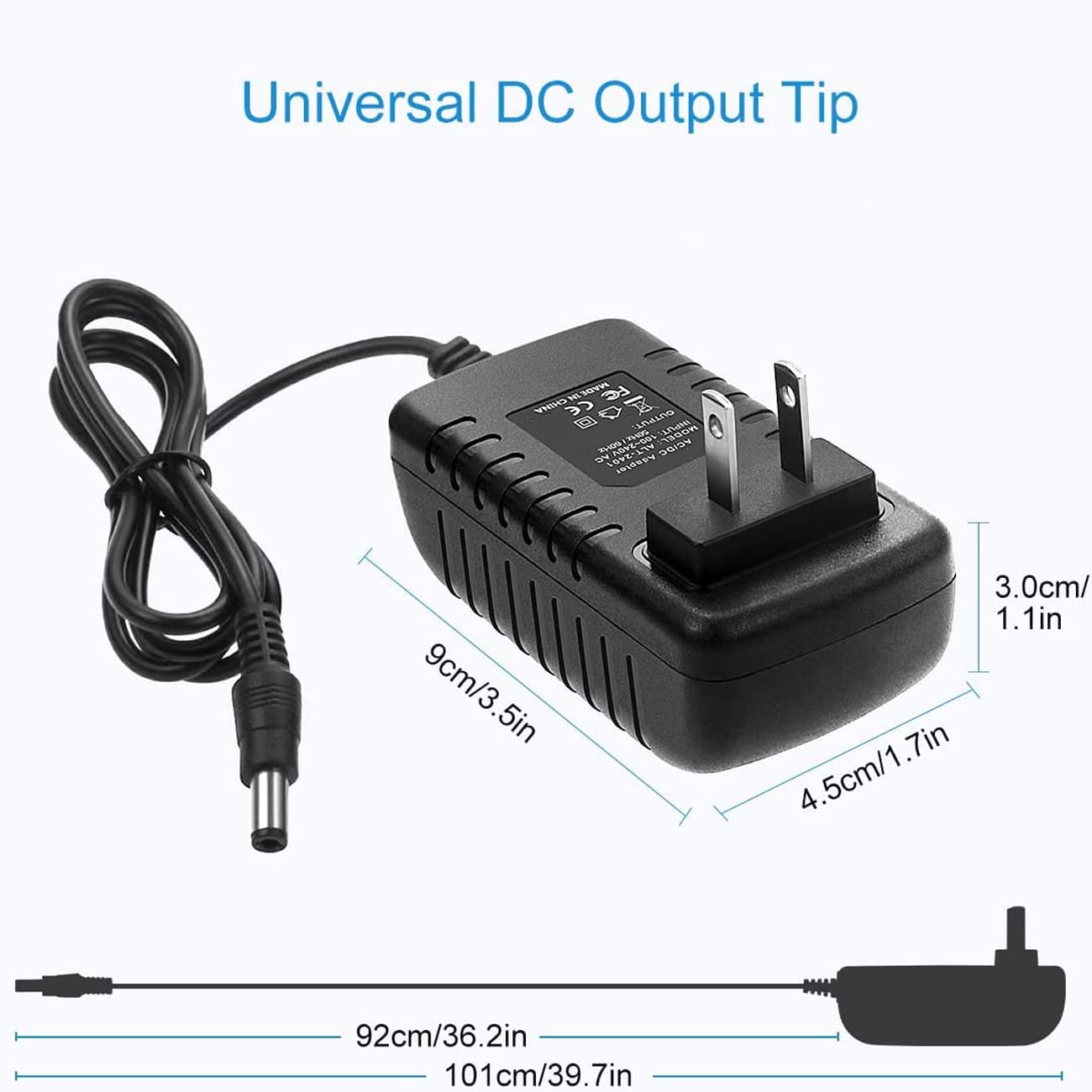 BestCH AC/DC Adapter Compatible with Atari Flashback 5 Classic Game Console Retro System 92 Built-in Games Power Supply Cord Cable PS Battery Charger Input: 100-240 VAC Worldwide Use Mains PSU